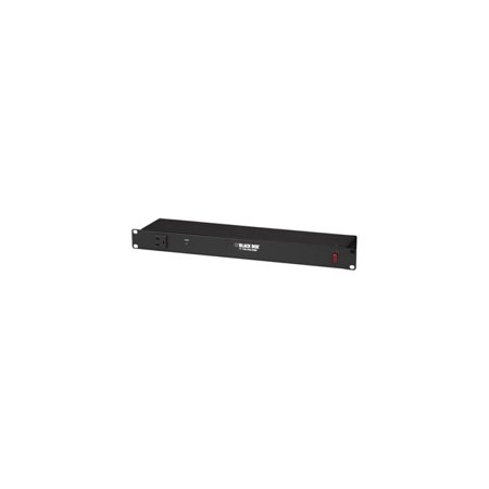 BLACK BOX SP196A-R2 PDU WITH SURGE PROTECTION - RACKMOUNT, HORIZONTAL ...