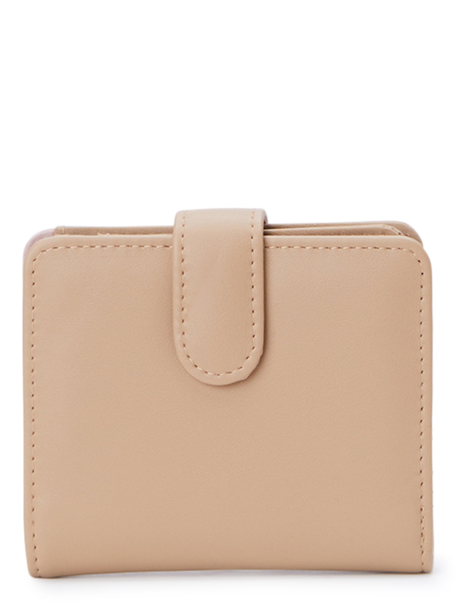Time and Tru Women’s Amelia Bi Fold Wallet Beige - Walmart.com