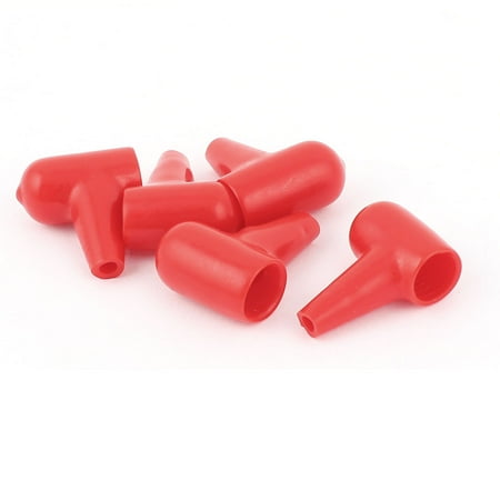 5Pcs PVC Battery Terminal Insulating Protector Sleeve Covers Red ...