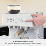 Free Shipping! Thyme & Table Espresso Machine, Sand White with Grind ...