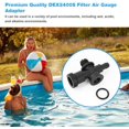 DEX2400S Sand Filter Air Relief Valve Replacement Hayward Air Gauge ...