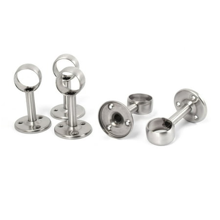 32mm Dia Screw Fixing Wardrobe Rail End Center Socket Support Bracket ...