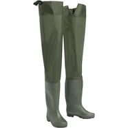 Snowbee Hi-Elastic PVC Thigh Waders - Reinforced Material - Walmart.com