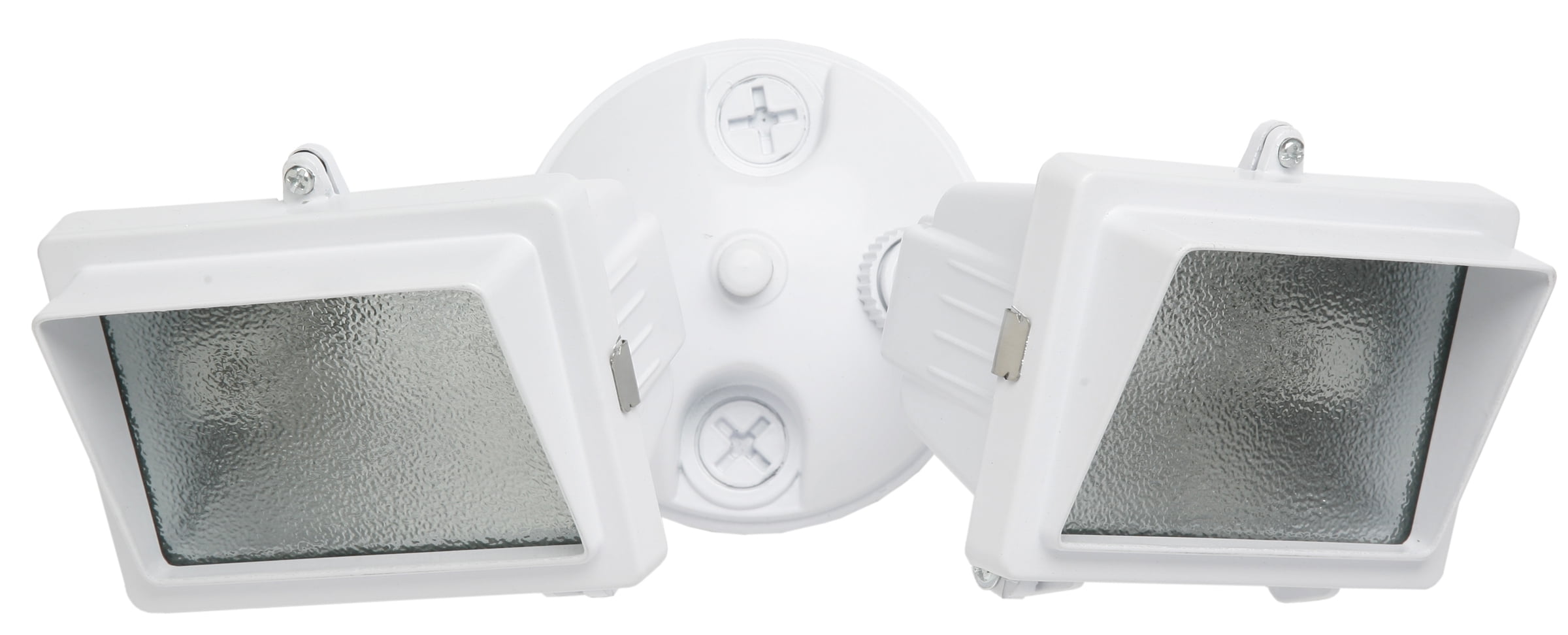 Designers Edge L57WHCA 300 Watt White Mini Halogen Double Flood Light ...