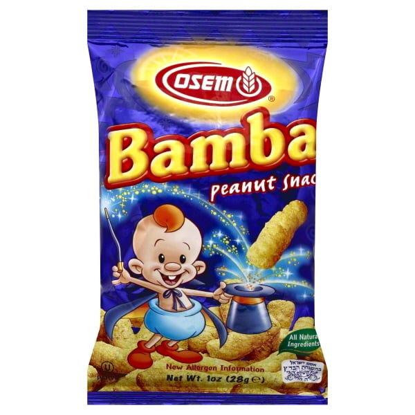 Osem Bamba Peanut Snack, 1.0 OZ - Walmart.com - Walmart.com