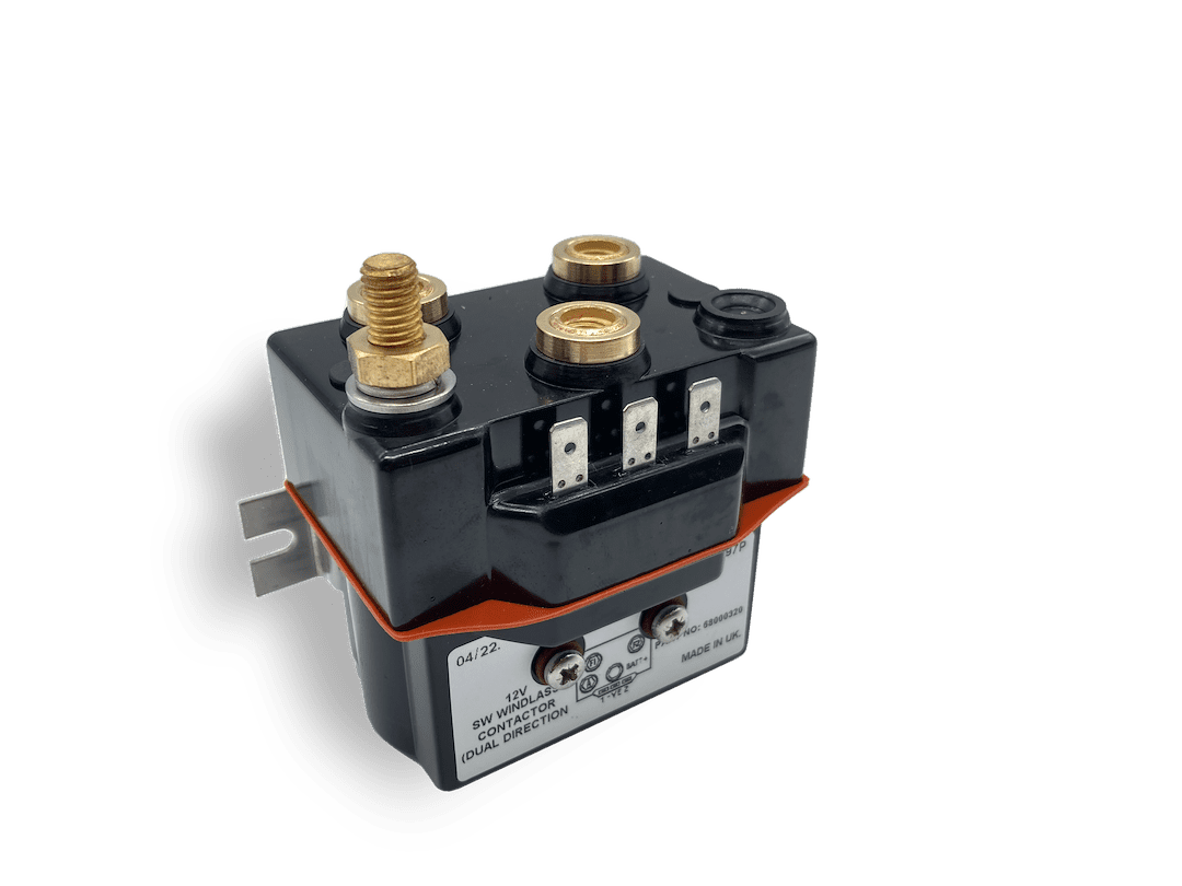 Esquema de fiação do contator de direção dupla Lewmar