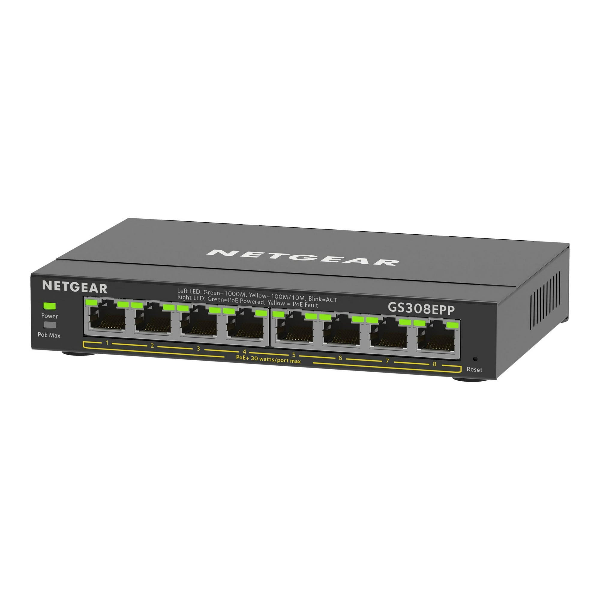 Click here for Netgear Plus Gs308epp - Switch - Managed - 8 X 10/... prices