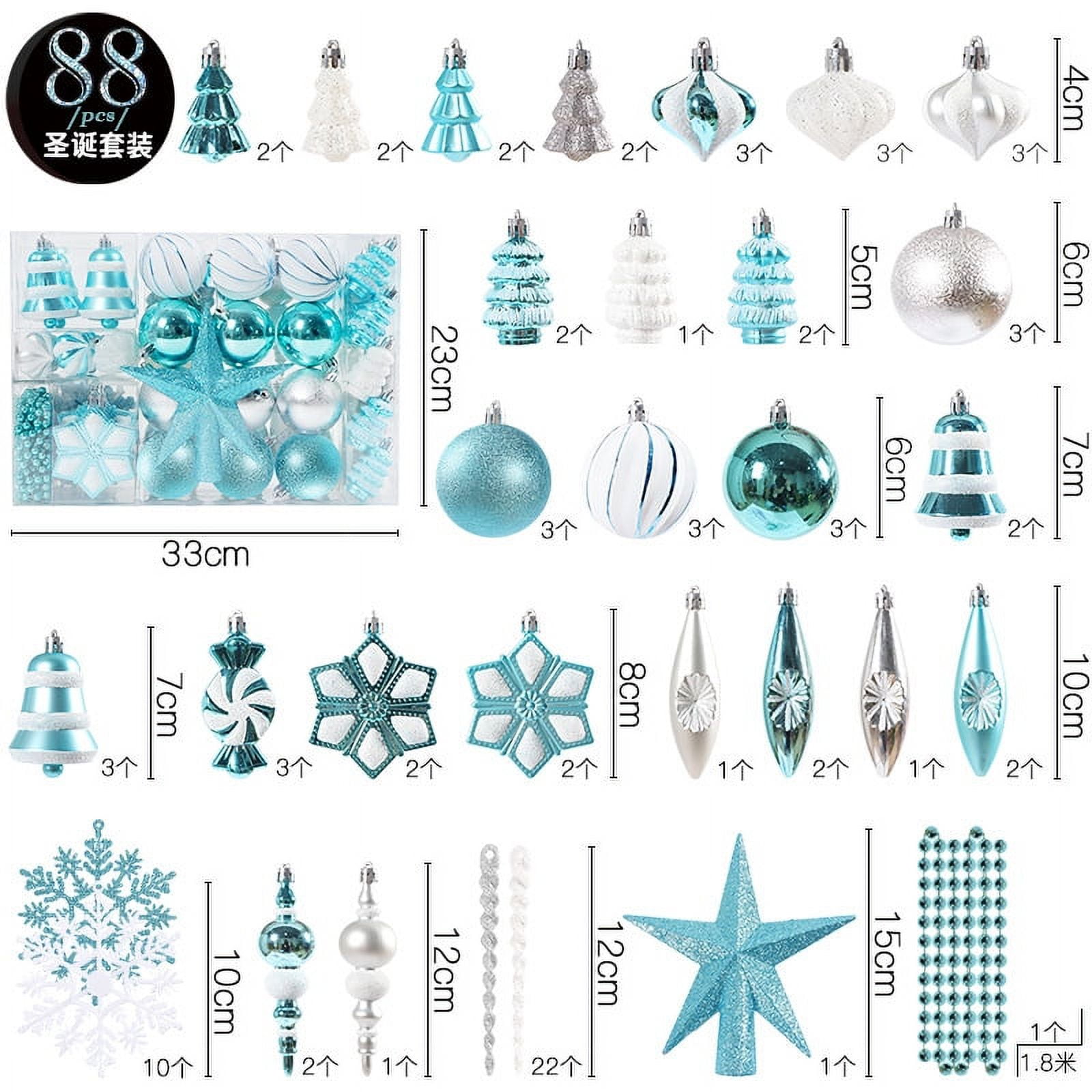 Click here for Generic 88pcs Christmas Tree Hangers Christmas Bal... prices