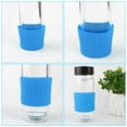 Silicone Heat Resistant Nonslip Glass Bottle Mug Cup Sleeve Protector ...