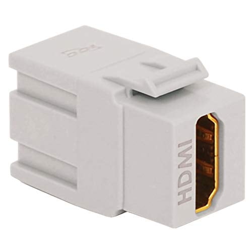 Acoplador modular HDMI ICC en estilo HD, negro, single ICC Adaptador ...