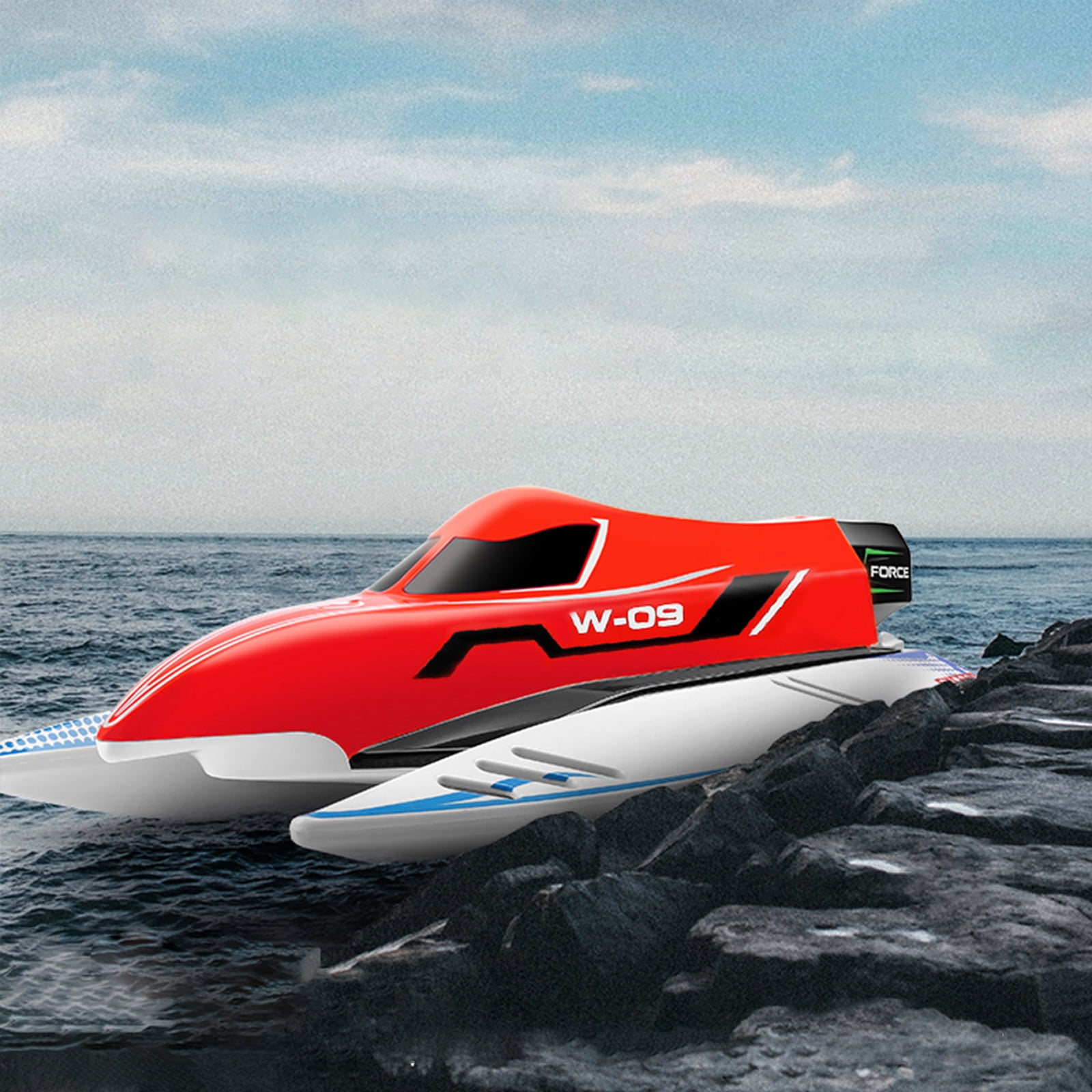 Barco De Carreras Rc RC Racing Boat Control Remoto RC Speedboat 45KM/H ...