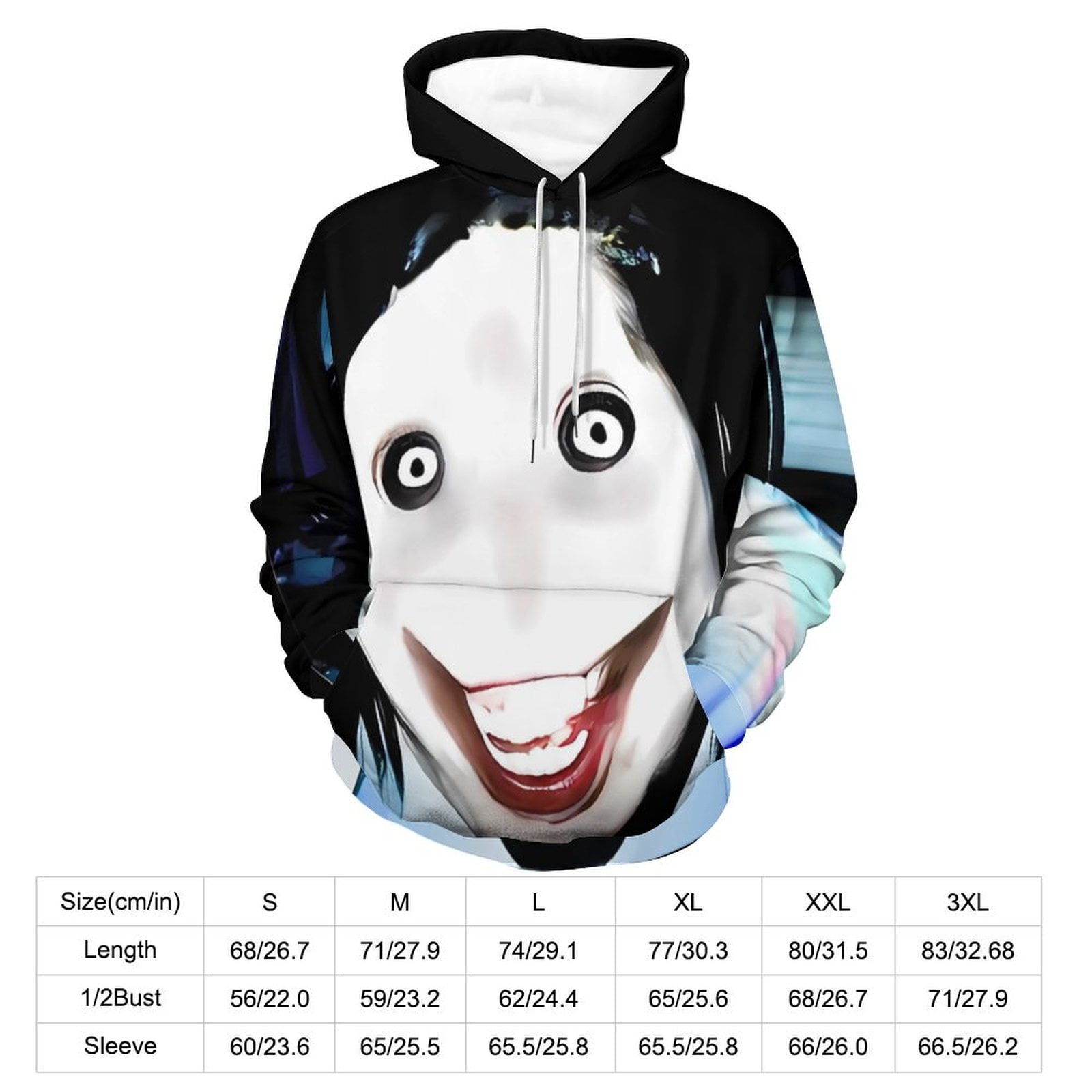 Jeff The Killer Hettegenser Women's Thicken Sweatshirt With Creepy