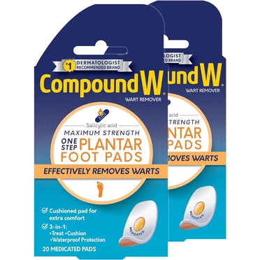 WartStick 2-Pack, Max Strength Wart Remover with 40% Salicylic Acid ...