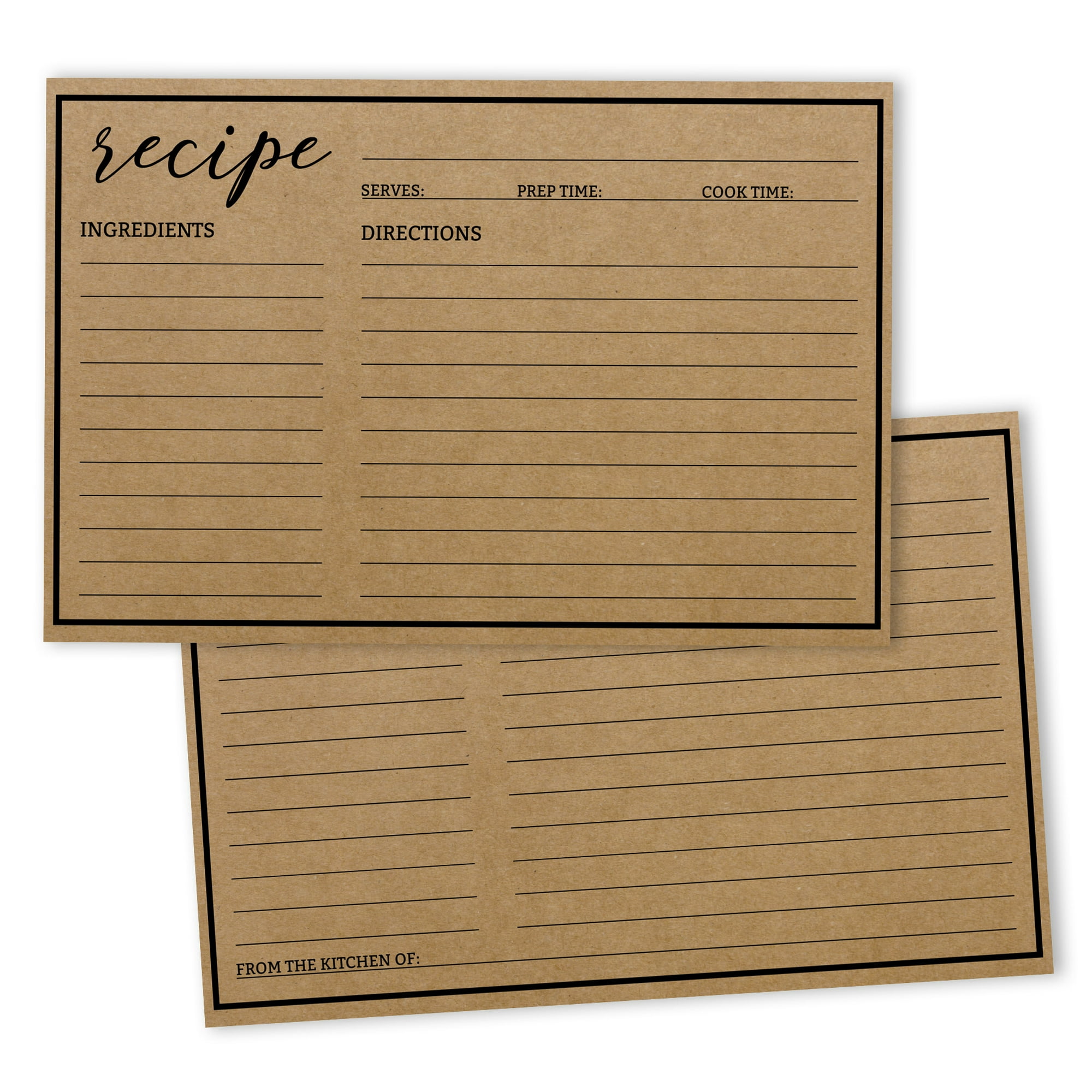 Click here for Inkdotpot 4x6 Inch Recipe Cards (Set Of 50)  Thick... prices