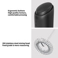 NANMELX Electric Whisking Tool 500mAh Battery Milk Frother with ...