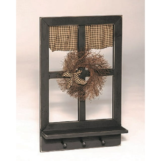 Furniture Barn USA™ Rustic Primitive Decorative Window with Shelf ...