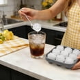 3D Rose Ice Cube Mold with Lid, 9-Cavity Silicone, Easy Release, for ...