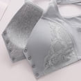 Bras for Women Bra Women Solid Color Lace Front Buckle Non Underwire ...