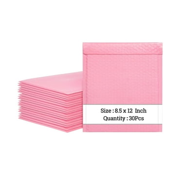 11"x15" (28cm x 38cm) 400pcs Rose Red Poly Bag Mailers Plastic ...