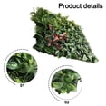 50x50cm Artificial Plants Grass Wall Backdrop Decoration Lawn Hedge ...