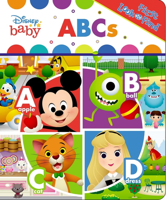 Disney Baby: ABCs : First Look and Find (Board book) - Walmart.com