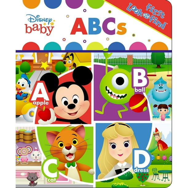 Disney Baby: ABCs : First Look and Find (Board book) - Walmart.com
