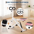 Squat Machine, Upright Row-N-Ride Trainer w/Adjustable Resistance ...