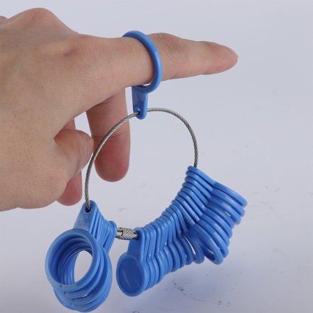 Ring Sizer Plastic Ring Size Measure Gauge Portable Hand sizer tool ...