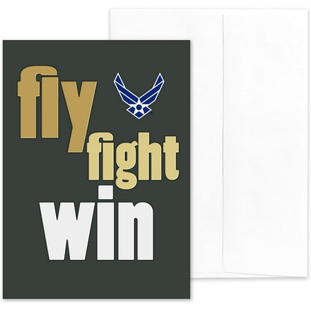 - US Air Force - Military Appreciation Greeting Card With Envelope - 5 ...