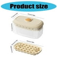 Double Layer Ice Molds Tray With Easy Demold Button Holds 56 Cubes Leak ...