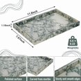 Marble Bathroom Tray,Pure Natural Vanity Tray,Marble Tray for Kitchen ...