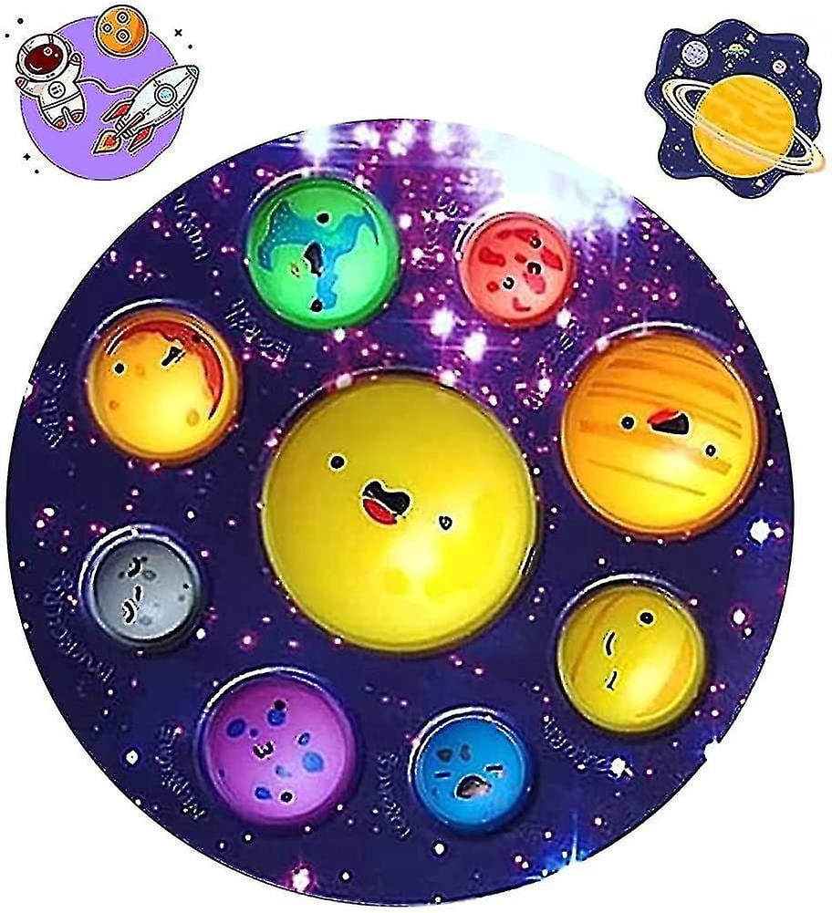 Sistema solar Fidget Toys.planet Dimple Simple Galaxy Dimple Cute 8 ...
