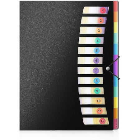 24 Pockets Poly Project Organizer Letter Size,expanding Project Sorter ...