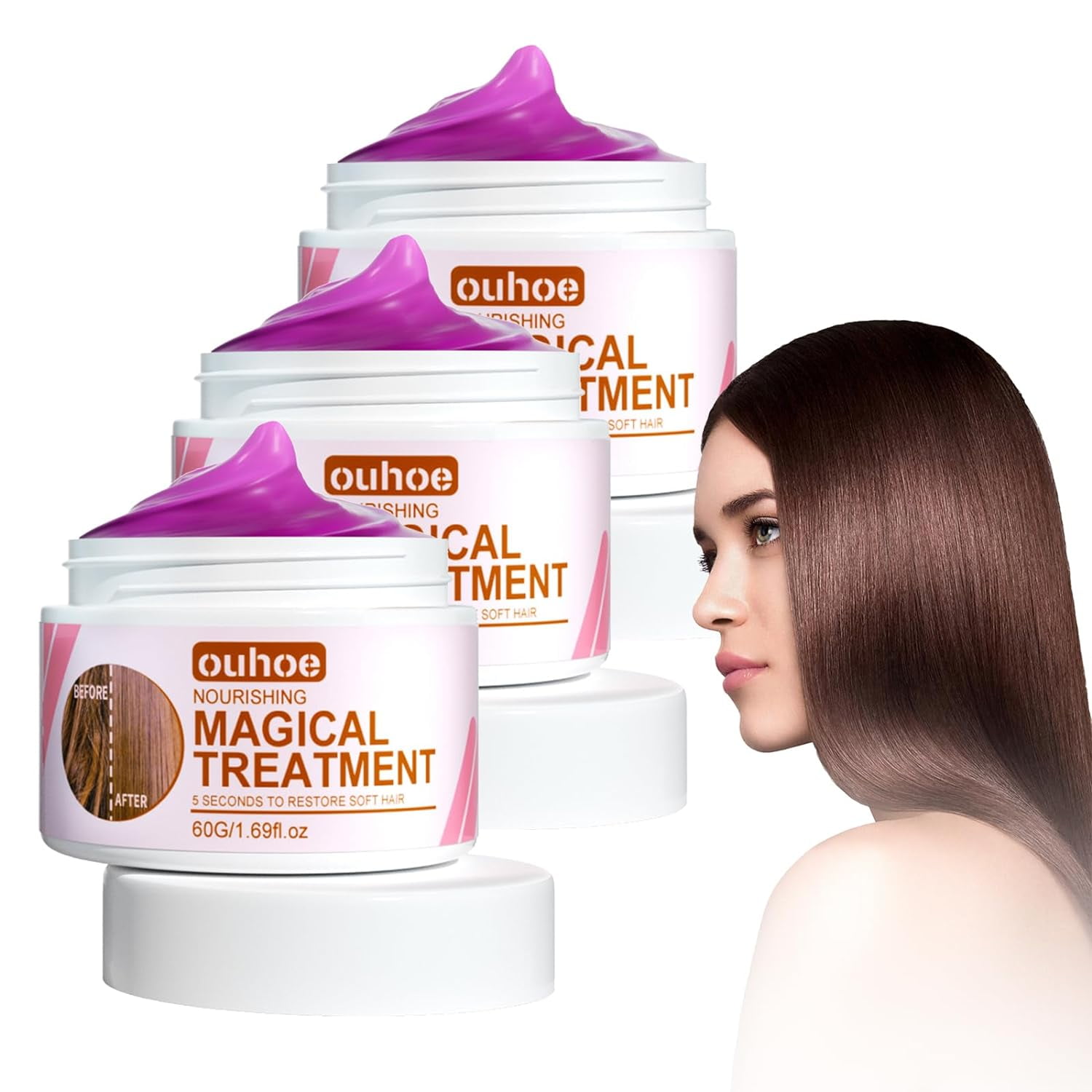 3 Pieces Renovation Care Silky Perm Conditioning Moisturizing Hydrating ...