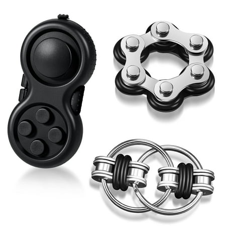 TFixol 3 Piece Handheld Mini Gadget Set with Six Roller Chains and Key ...