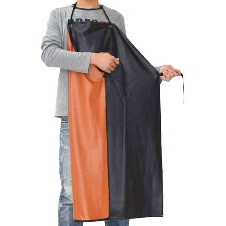 Slim Work Apron PVC Light Weight Waterproof Unisex Slaughterhouse Apron ...