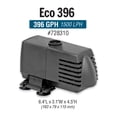 EcoPlus Eco 396 Fixed Flow Submersible/Inline Water Pump 396 GPH ...