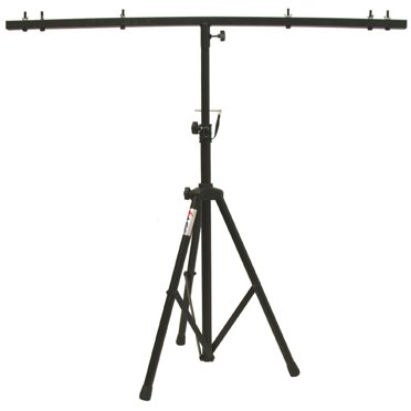 (2) DJ Pro Lighting 6 Foot Tripod Light Stand & (2) Square Truss T-Bar ...