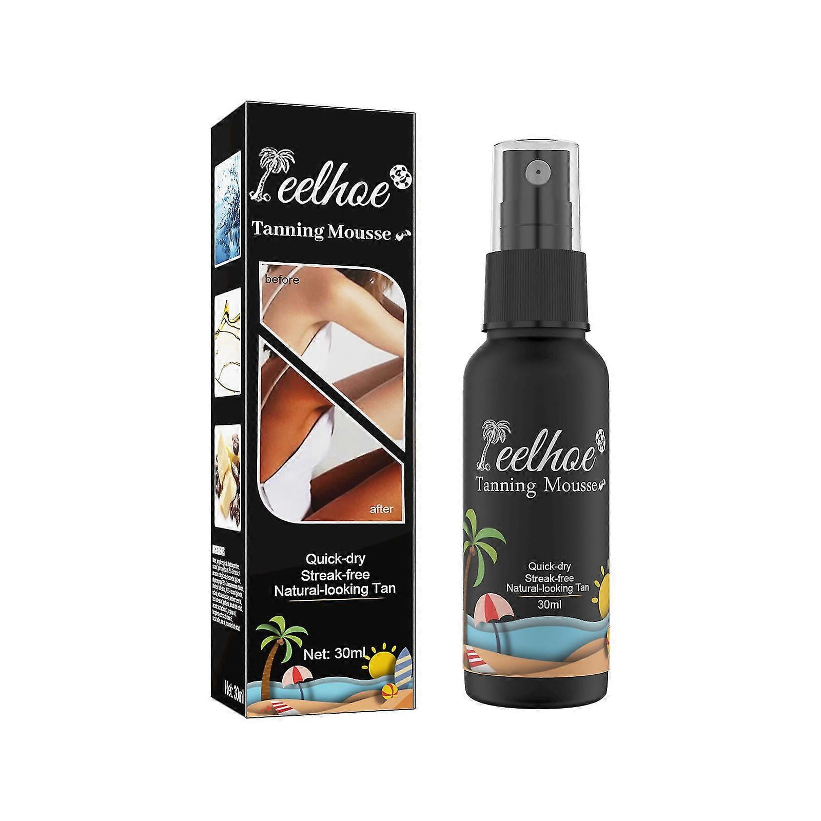 Crema autobronceadora en aerosol Eelhoe Black Spray Sun-free para ...