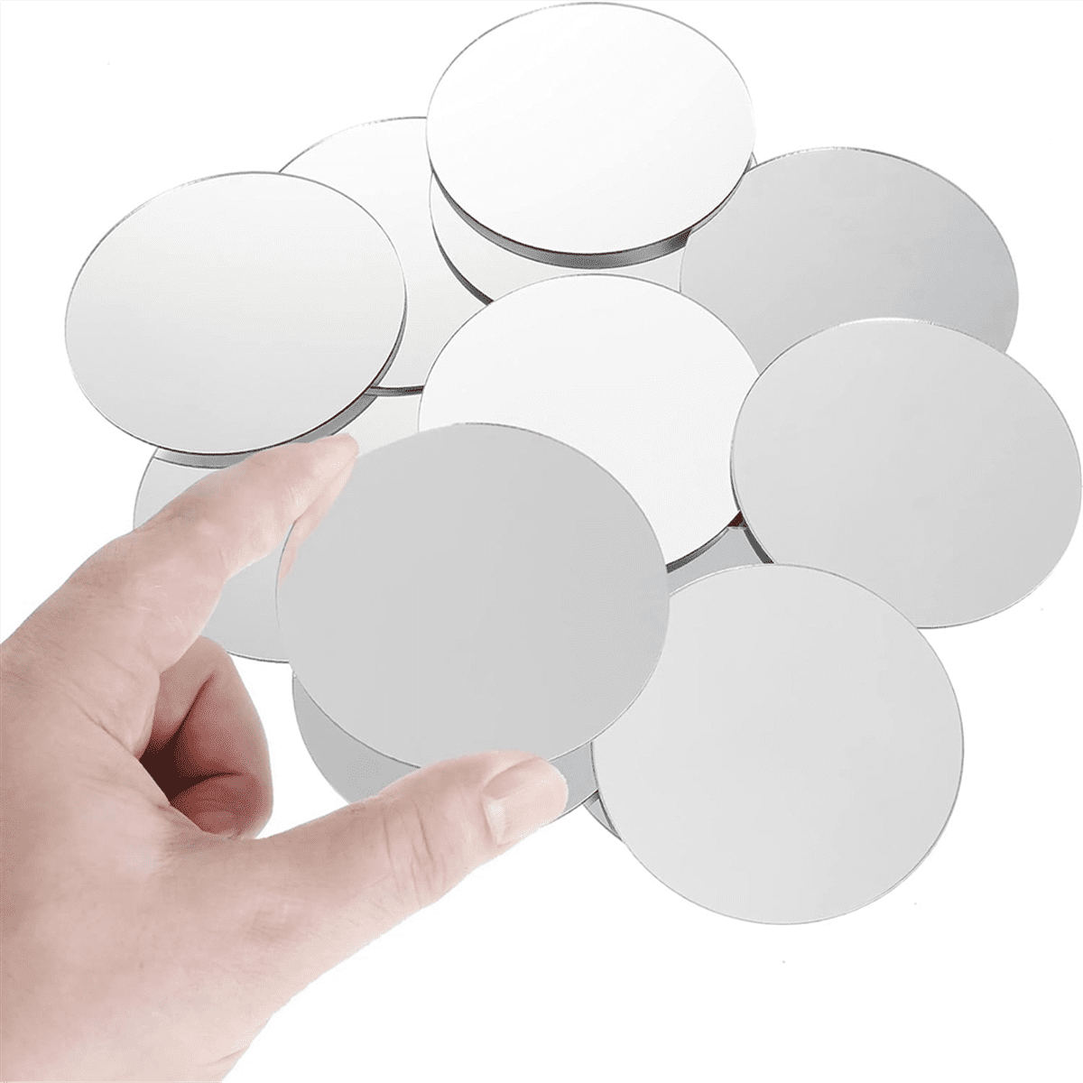 Click here for Unbranded 25 Pieces Acrylic Mini Size Round Mirror... prices