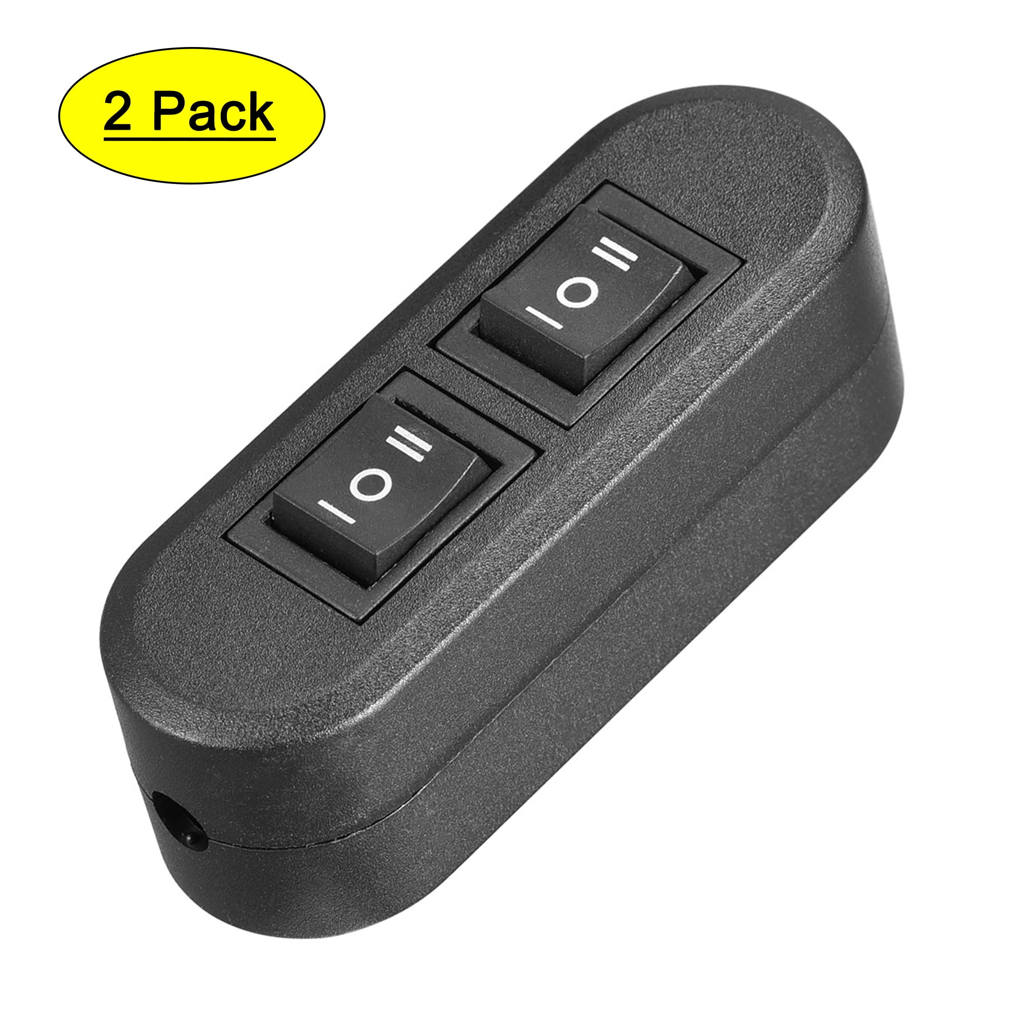 Inline Cord Switch AC250V 6A/ 125V 10A On-Off-On Control Feed-Through ...