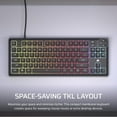 K55 CORE TKL RGB Gaming Keyboard – Tenkeyless, 8-Zone RGB, Quiet ...
