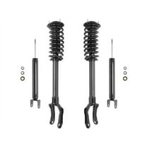 Front and Rear Suspension Strut and Shock Absorber Assembly 4 Piece Kit ...