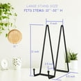 6 inch 3 Pack Gold Metal Display Stands Plate Stands Plate Holder ...