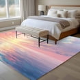 6'x9' Area Rugs, Ocean Sunset Indoor Outdoor Area Rug for Living Room ...