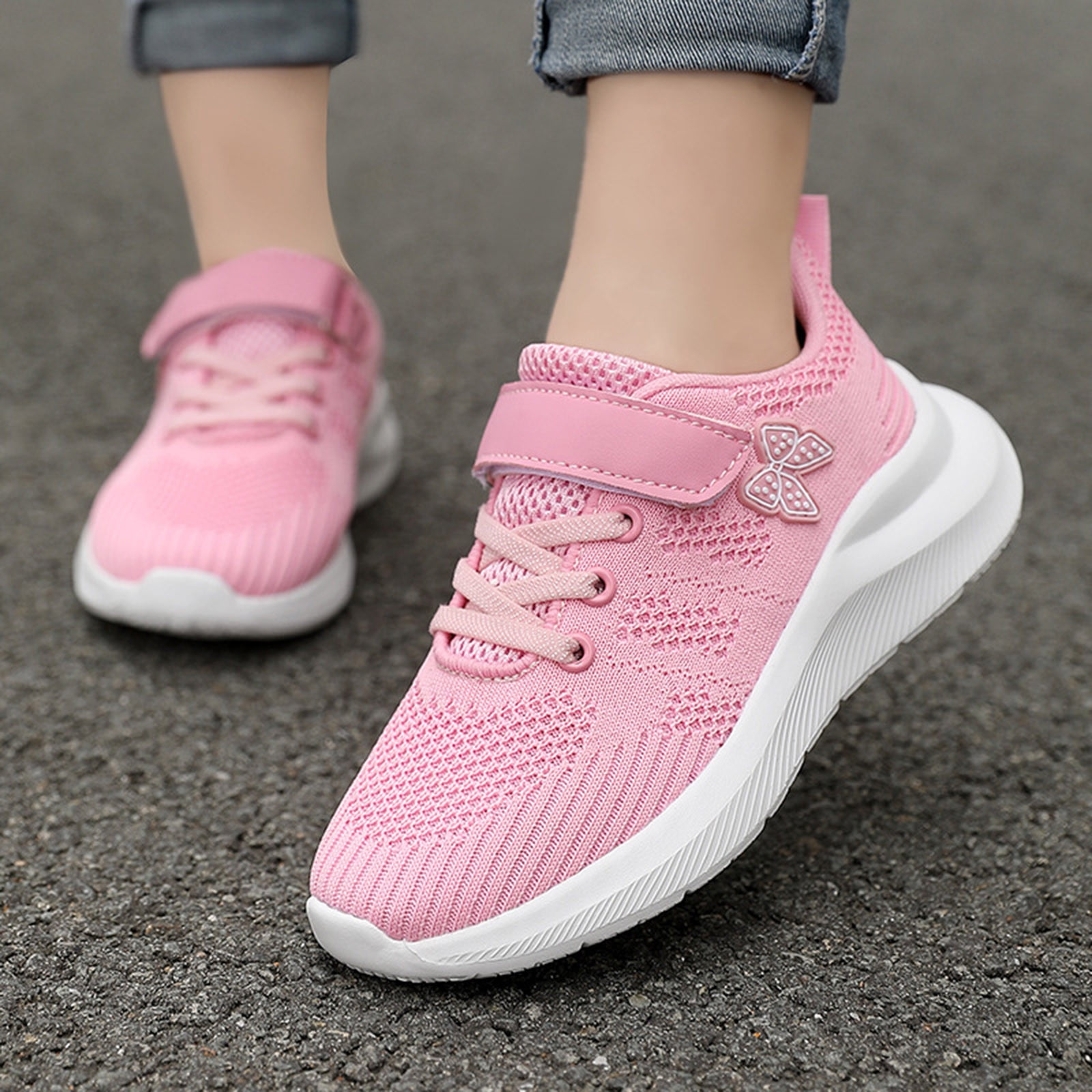 Click here for Byhong Kids Girl Comfortable Fashion Sneakers For... prices