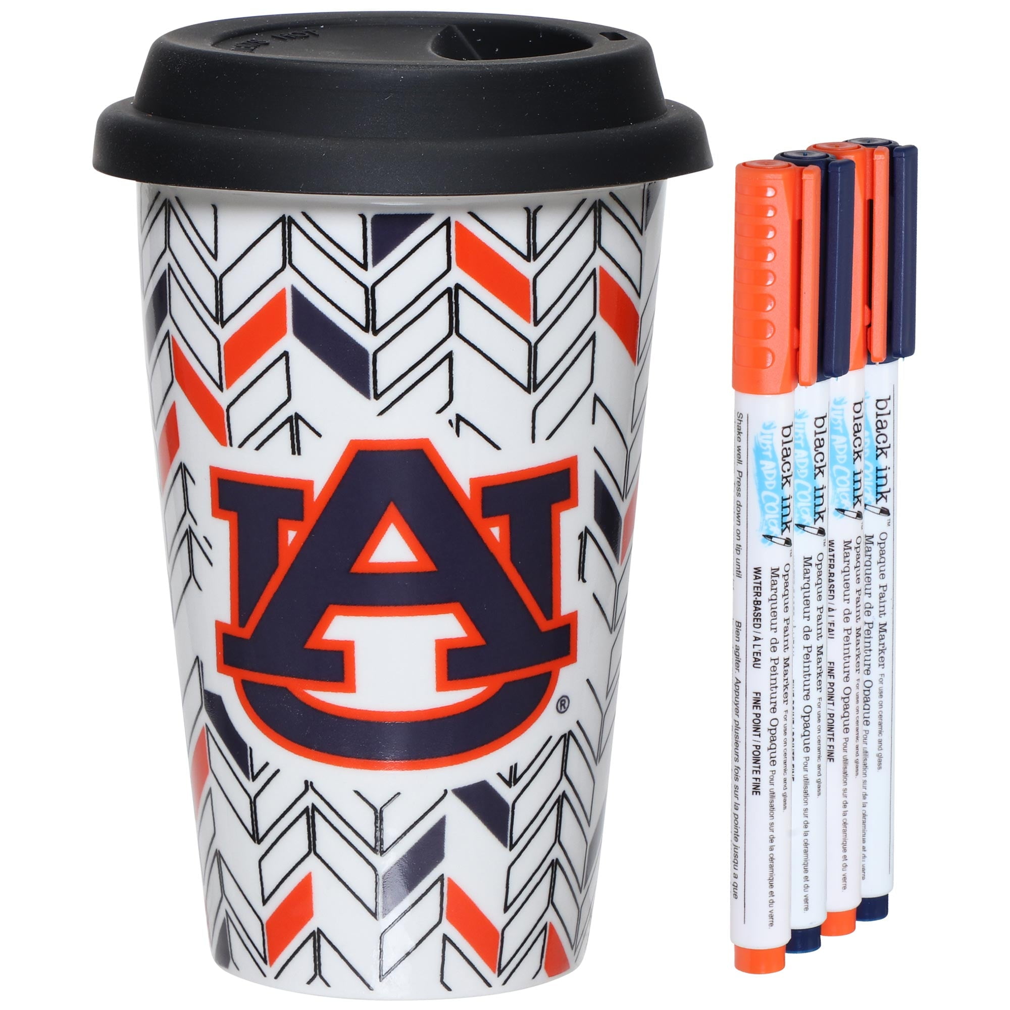 Auburn Tigers Just Add Color Travel Cup - Walmart.com
