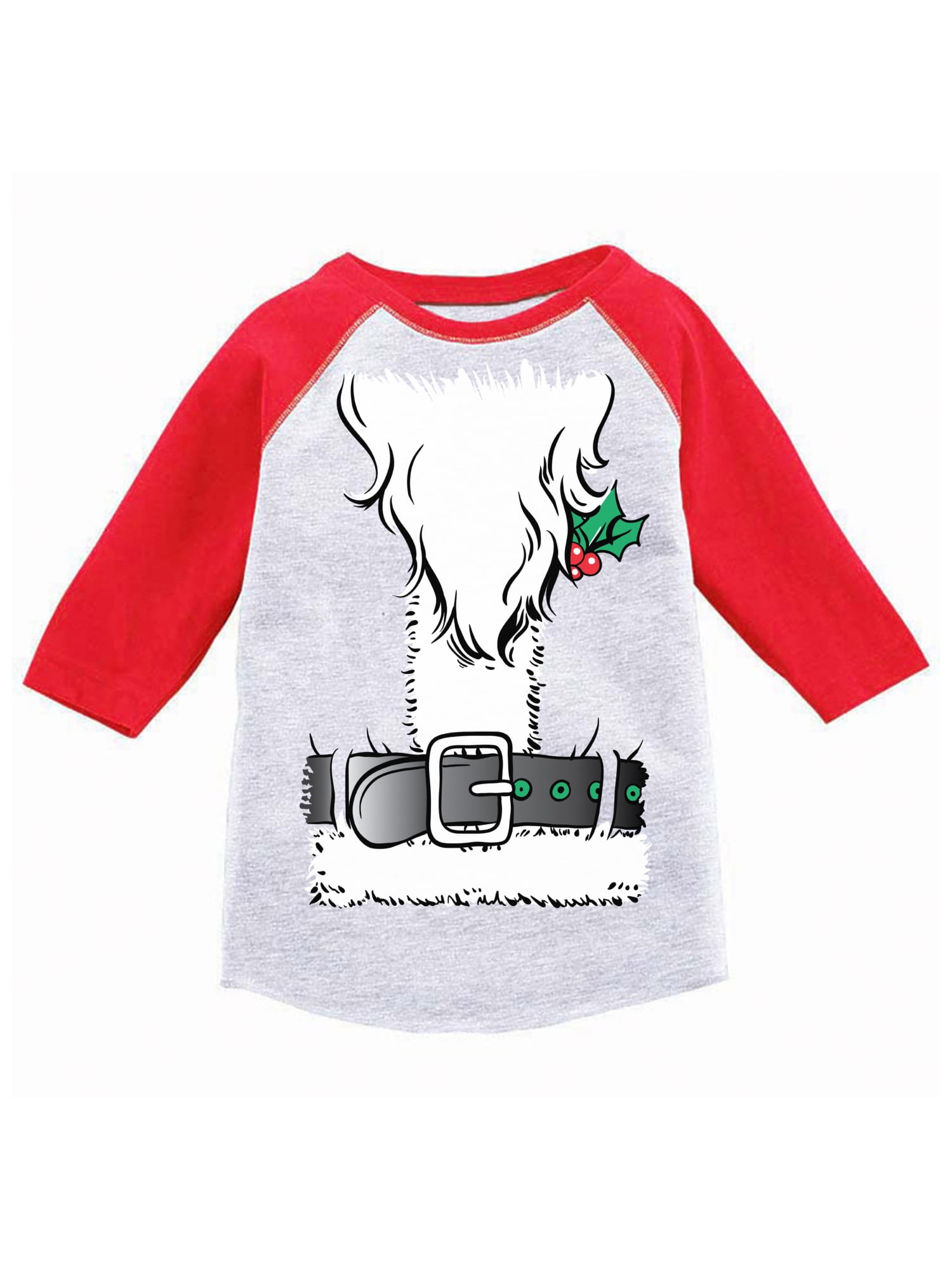 Awkward Styles Girls Boys Ugly Xmas T-Shirt Beard Christmas Santa ...