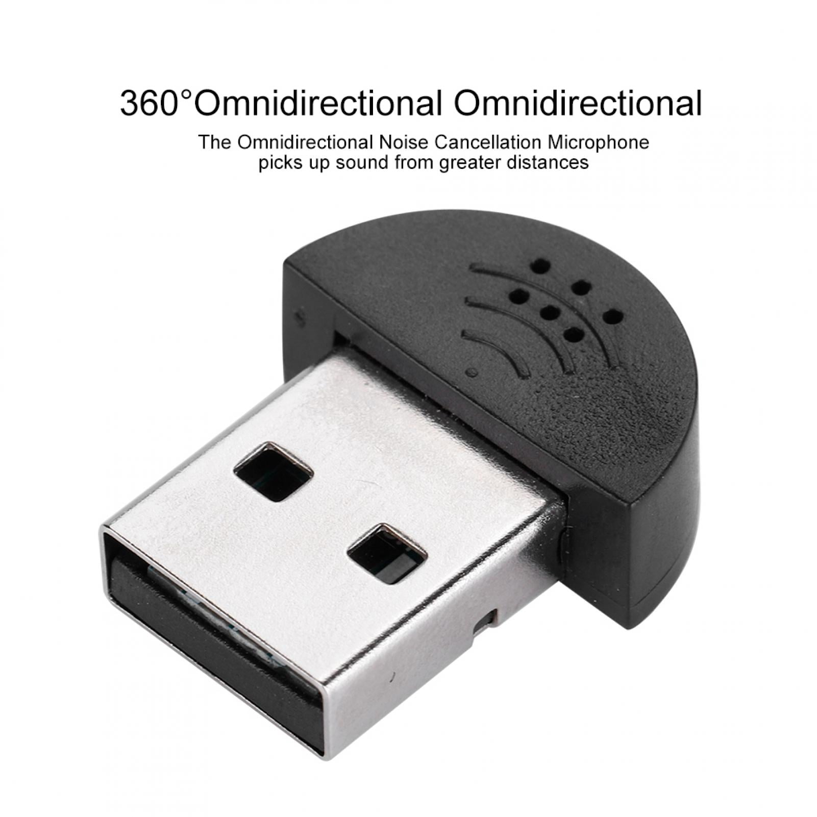 Buy Portable Recording Audio Mic Studio Speech Mic Adapter PC USB ...