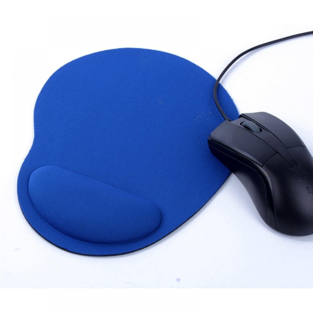 Mouse Mat BLACK ANTI-SLIP COMFORT MOUSE PAD MAT WITH GEL FOAM REST ...